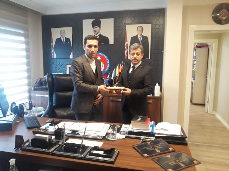 İdris AYDIN, Bekir KASAP ve Cihan SAKA, Genel Başkanımız Sayın Ebubekir ...